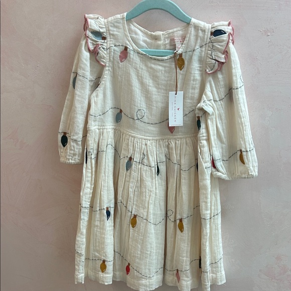 Pink Chicken | Dresses | Nwt Pink Chicken Cream Kids Dress With ...